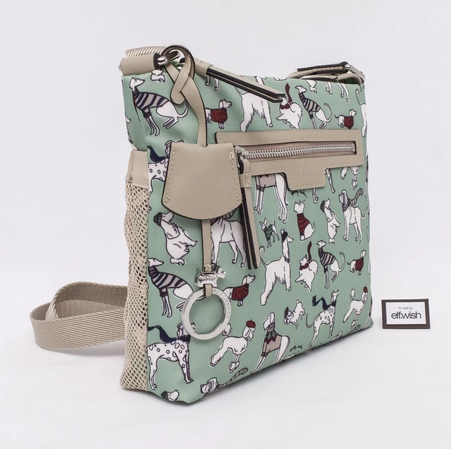 RADLEY CUTE OFF On An Adventure Dogs Trust Small Crossbody Mint Green ...