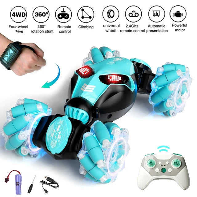 4WD STUNT CAR RC Hand Gesture Sensing Off-Road Car Remote Control Off ...