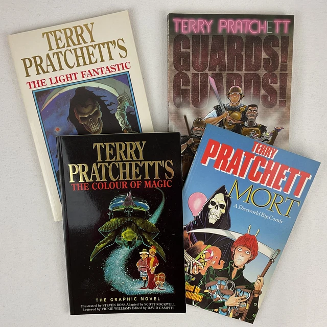 TERRY PRATCHETT DISCWORLD Graphic Novel Comic 4 Book Bundle Guards Mort ...
