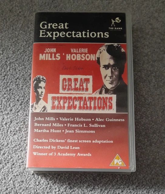 GREAT EXPECTATIONS (1945 Version, VHS, 1998) John Mills, Alec Guinness ...