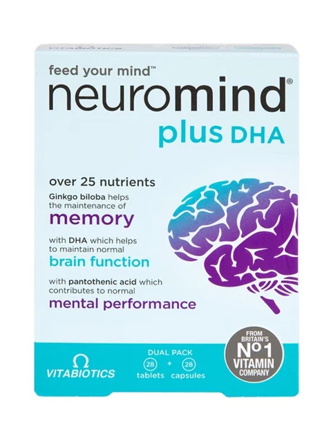 VITABIOTICS NEUROMIND PLUS Dual Pack 56 Tablets DHA £14.73 - PicClick UK