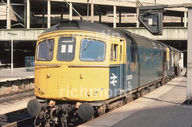 BIRMINGHAM NEW STREET Class 33 33026 21.8.80 Kodachrome 35mm Slide ...
