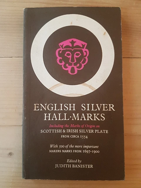 ENGLISH SILVER HALLMARKS, Judith Banister (1970) £5.50 - PicClick UK