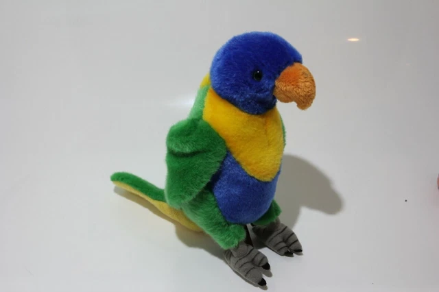SUMA COLLECTION RAVENSDEN Blue Green Macaw 33cm Plush Soft Toy £9.00 ...