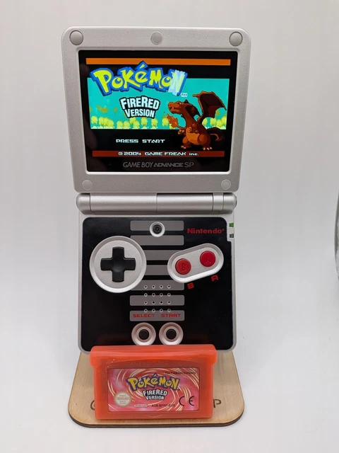 GAMEBOY ADVANCE SP Hispeedido IPS V5 Mod + USB-C + 950mAh Battery ...