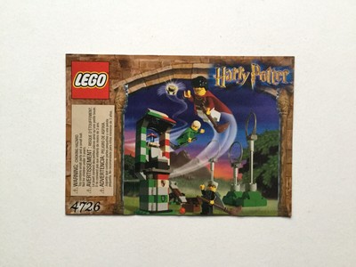 LEGO CLASSIC HARRY POTTER QUIDDITCH PRACTICE set 4726 année 2002 Manuel ...