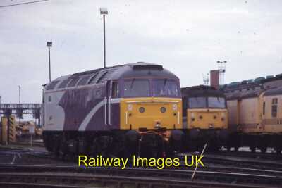 RAILWAY PHOTO - Class 47 ex Works Porterbrook Livery in TMD yard c1995 ...