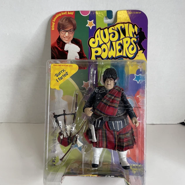 AUSTIN POWERS FAT Bastard (Fat Man) Bagpipes Action Figure McFarlane ...