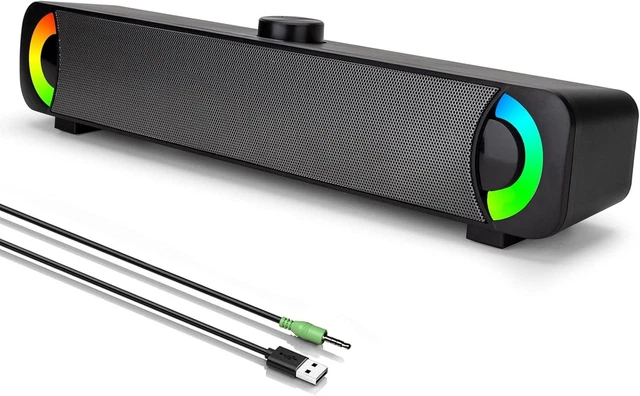 PC SPEAKERS,3D SURROUND Stereo Computer Speakers for Desktop Monitor ...