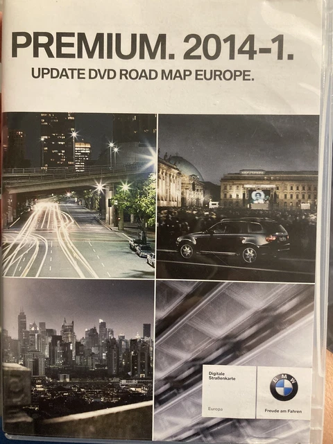 BMW GENUINE UPDATE DVD Road Map Europe Premium 2014-1 Accessory ...
