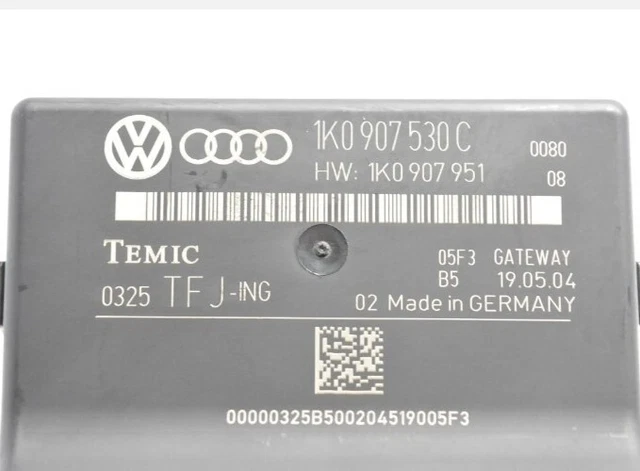 VW GOLF MK5 TEMIC Canbus Can Bus Gateway Control Module 1K0 907 530 C ...