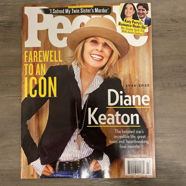 PEOPLE MAGAZINE OCTOBER 27 2025 Diane Keaton Farewell Katy Perry Justin ...