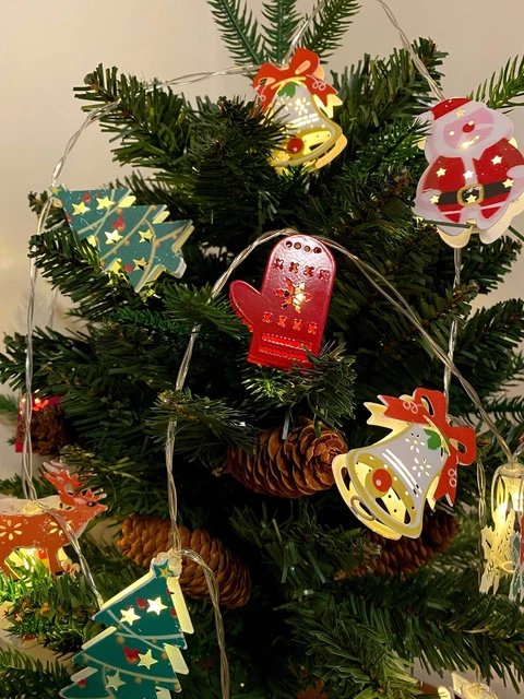 IRON CHRISTMAS CHARACTER String Lights - 6M Length with 40 Lights $38. ...