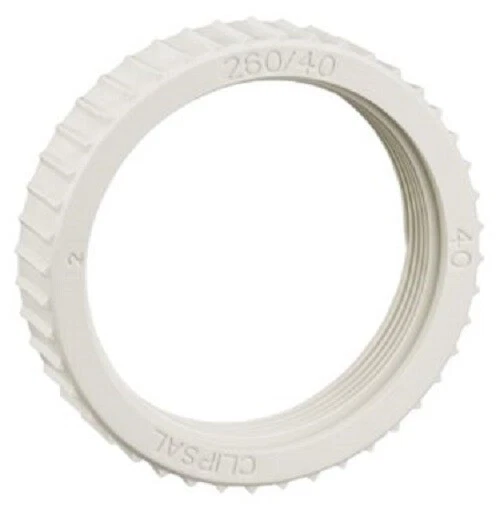 CLIPSAL RIGID PVC CONDUIT LOCK RING Metric Round GREY *Aust Brand- 40mm ...