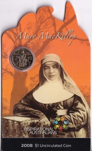 AUSTRALIA: 2008 $1 Inspirational Australians Mary Mackillop Unc Coin ...