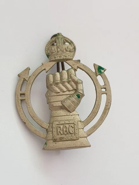 ROYAL ARMOURED CORPS RAC Original British Army Cap Badge £7.68 ...