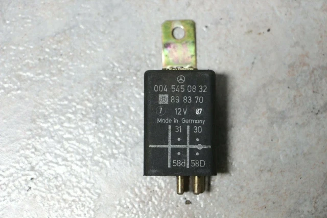 ORIGINALE MERCEDES BENZ W201 W126 W124 relè di blocco avviamento relè ...