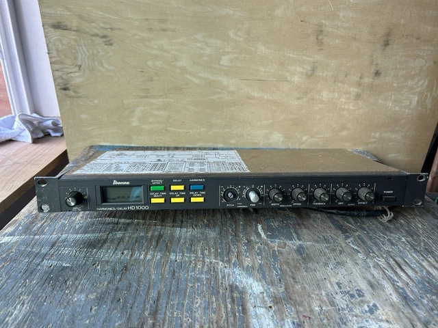 IBANEZ HD1000 - Harmonizer Delay - Studio Rack Effect Unit RARE! £135. ...