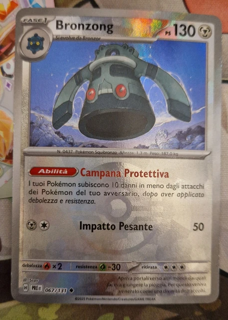 POKEMON CARD 🇮🇹 SV: Prismatic Evolutions BRONZONG Pokeball £7.95 - PicClick UK