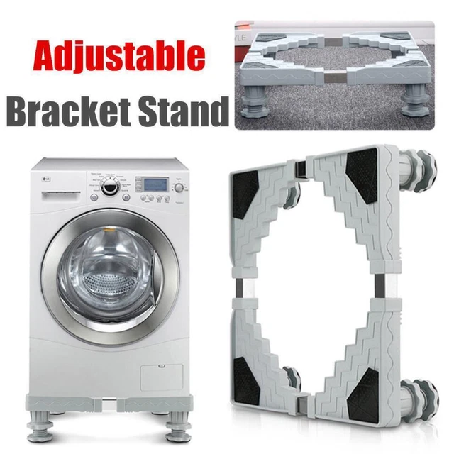4 FOOT ADJUSTABLE Washing Machine Refrigerator Undercarriage Bracket ...