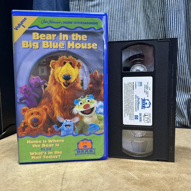 BEAR IN THE Big Blue House Volume 1 Childrens VHS Tape Home Is Where ...