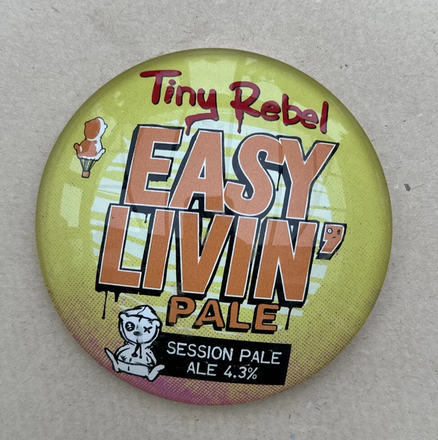 TINY REBEL EASY Livin’ Pale Keg Pump Lens 4.3% £4.99 - PicClick UK