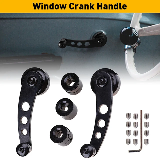 UNIVERSAL CAR SUV Winder Window Crank Handles Manual Door Handle Cranks ...
