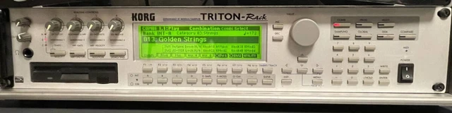 KORG TRITON RACK sound Module Synth Synthesizer Sampler Tested from ...