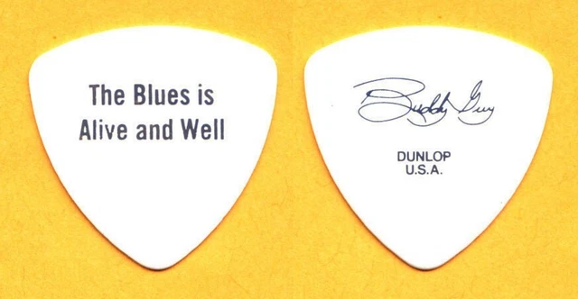 BUDDY GUY SIGNATURE Il Blues È Vivo E Sta Bene Plettri Bianchi - Tour ...