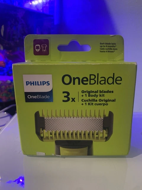 PHILIPS ONEBLADE REPLACEMENT Blades 2-Pack + Body Kit – Open Box ...