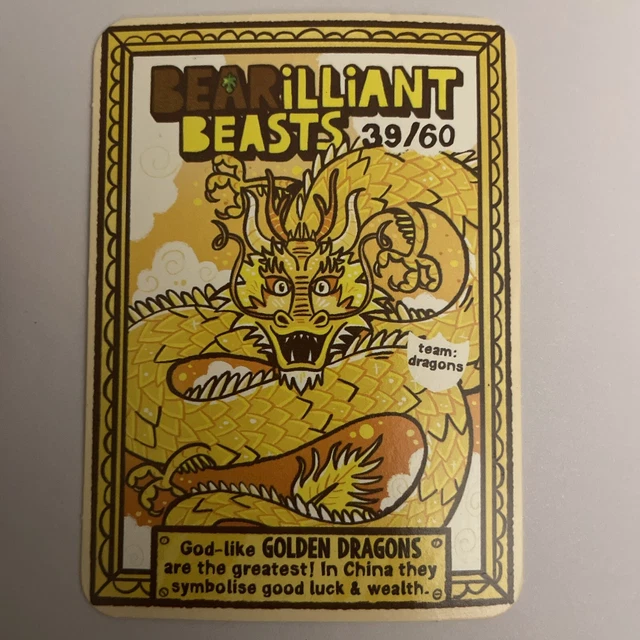 YOYO BEAR 'BEARILLIANT Beasts' Cards £1.76 - PicClick UK