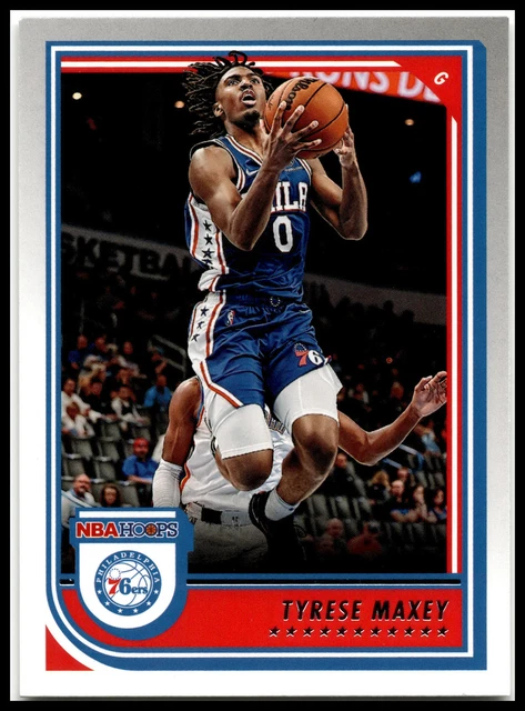 TYRESE MAXEY #31 2022-23 NBA Hoops 76ers B0133A EUR 3,75 - PicClick IT