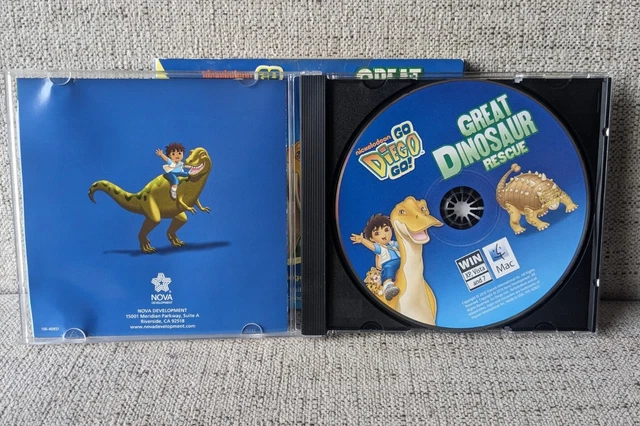 NICKELODEON: GO DIEGO Go! Great Dinosaur Rescue | (2010, PC) CD-ROM ...