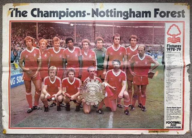 NOTTINGHAM FOREST FOOTBALL POST VINTAGE NEWSPAPER POSTERS Rare Bundle ...