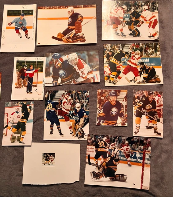 1980'S CALGARY FLAMES NHL LOT OF 24 COLOR ACTION PHOTOS: vs BUFF, MONT ...