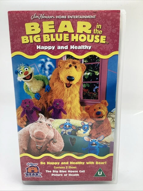 BEAR IN THE Big Blue House Happy and Healthy VHS Video Tape - Contains ...