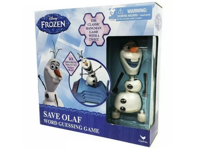 DISNEY FROZEN SAVE Olaf Word Guessing Game Hangman Kids Fun Classic £11 ...
