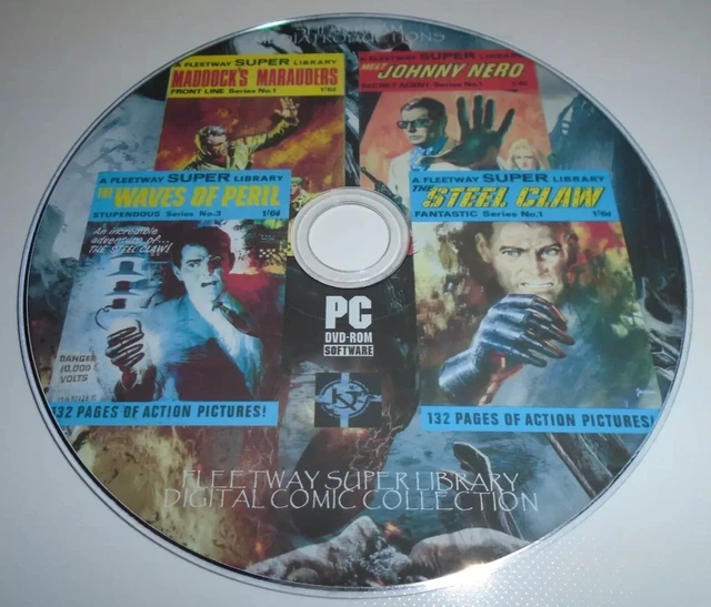FLEETWAY SUPER LIBRARY Vintage Uk Comic Book Collection On Dvd Rom 1967 ...