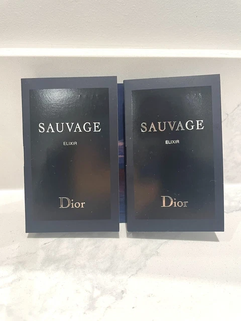 SAUVAGE DIOR ELIXIR parfum concentre sample X2 $15.00 - PicClick CA