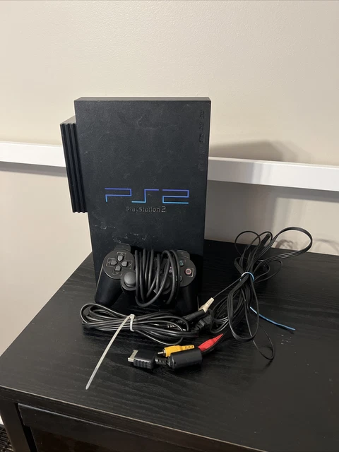 SONY PLAYSTATION 2 PS2 Fat Ethernet w/ 2 Controllers Bundle - Tested ...