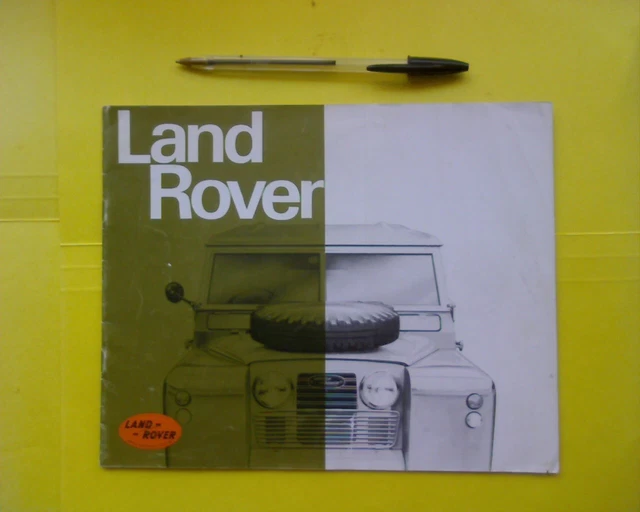 1960'S LAND ROVER SERIES 2 Australian Sales Brochure. VERY RARE Wagon ...
