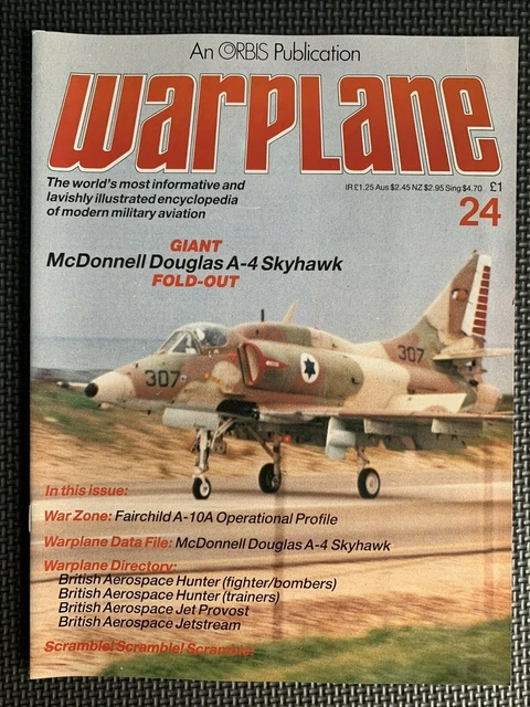 WARPLANE MAGAZINE VOLUME 2 Issue 24 A4 Skyhawk Fold Out and Cut Away £ ...