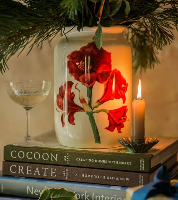 EMMA BRIDGEWATER BRAND New Seconds Amaryllis Medium Jar Vase Excellent ...