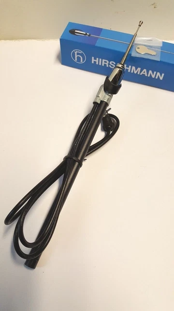 HIRSCHMANN ANTENNE MIT Chromfuß VW Käfer, Bus, Typ 3, HIT AUTA Versenk ...