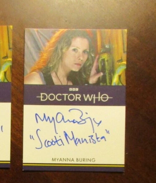 DOCTOR WHO SERIES 1-4 : MyAnna Buring as Scooti Manista inscription ...