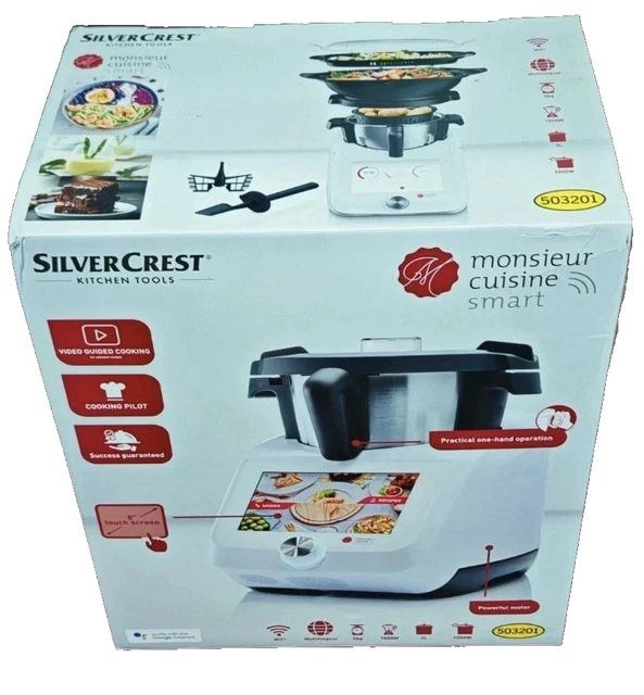 SILVERCREST MONSIEUR CUISINE Smart with 15 Different Cooking Functions ...