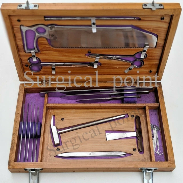 AUTOPSIE LIVRAISON MORTEM Instrument Set Dissection Kit Anatomie 19Pcs ...