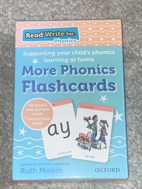READ WRITE INC. More Phonics Flashcards by Ruth Miskin ( 2016 ...