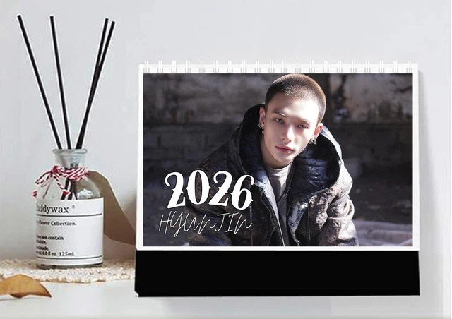 STRAY KIDS HYUNJIN Japan Edition 2026 Desk Calendar A5 Size Writable ...