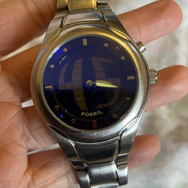 FOSSIL BIG TIC mens quartz watch JR-8096 £22.00 - PicClick UK